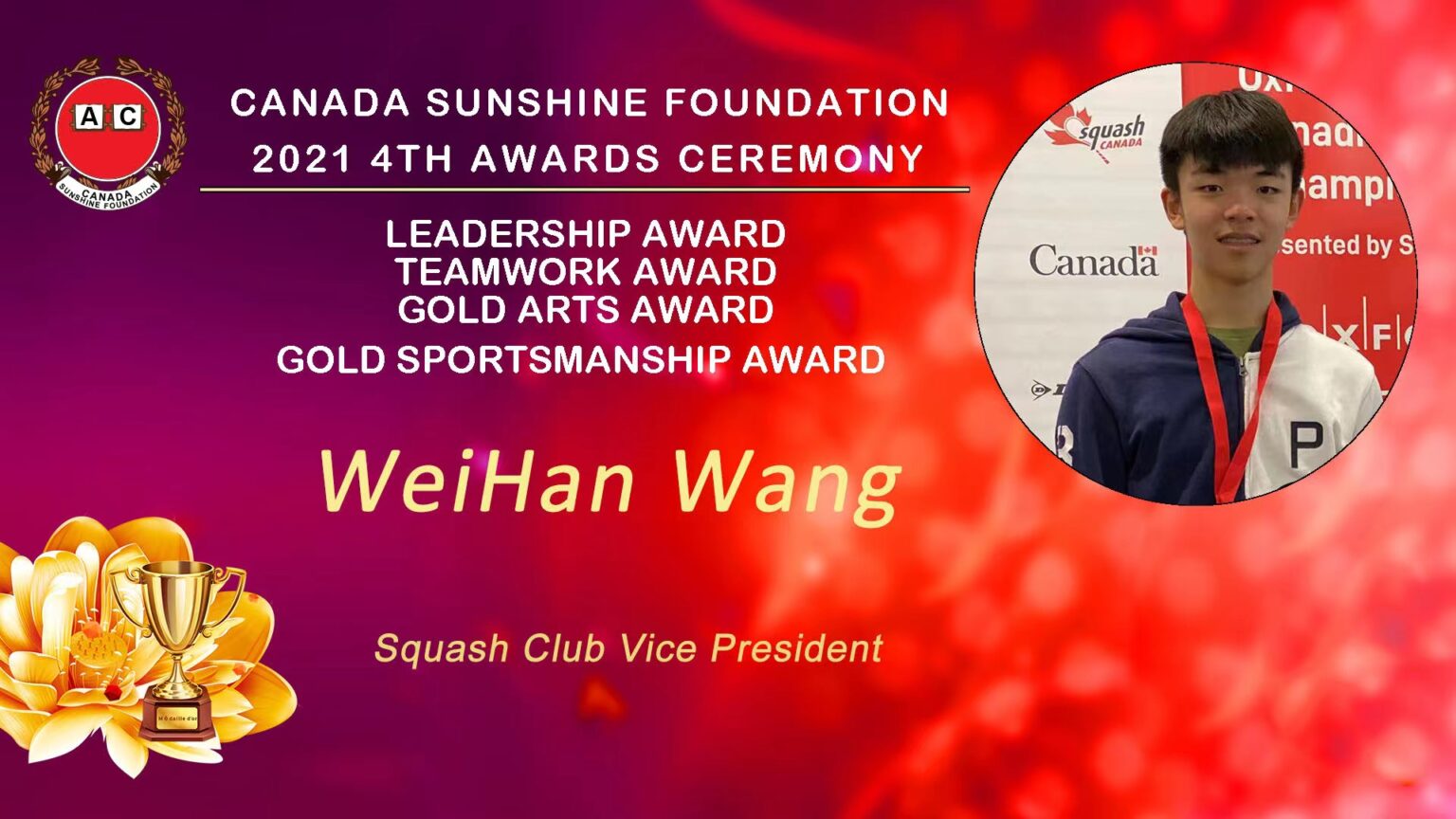 Weihan Wang – Sunshine Foundation